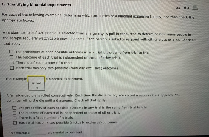Solved 5. Analyzing a binomial experiment using a tree | Chegg.com
