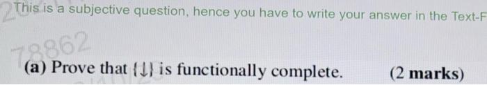 Solved This is a subjective question, hence you have to | Chegg.com