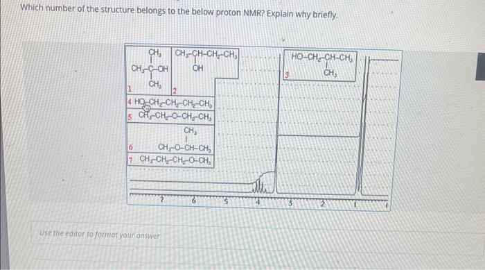 Solved Which number of the structure belongs to the below | Chegg.com