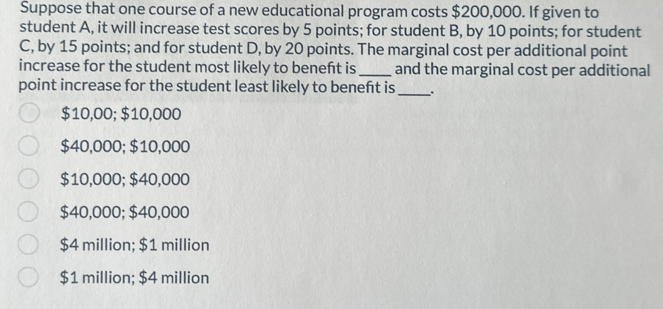 Solved Suppose that one course of a new educational program | Chegg.com