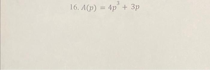 A(p)=4p3+3p | Chegg.com