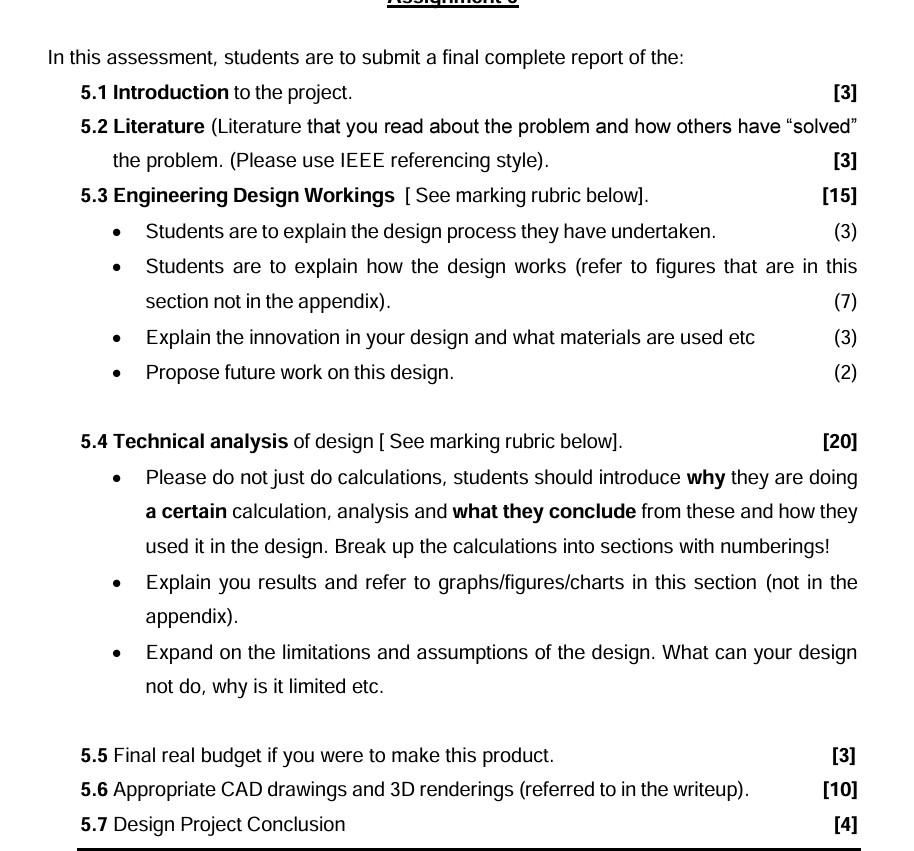 Solved In this assessment, students are to submit a final | Chegg.com