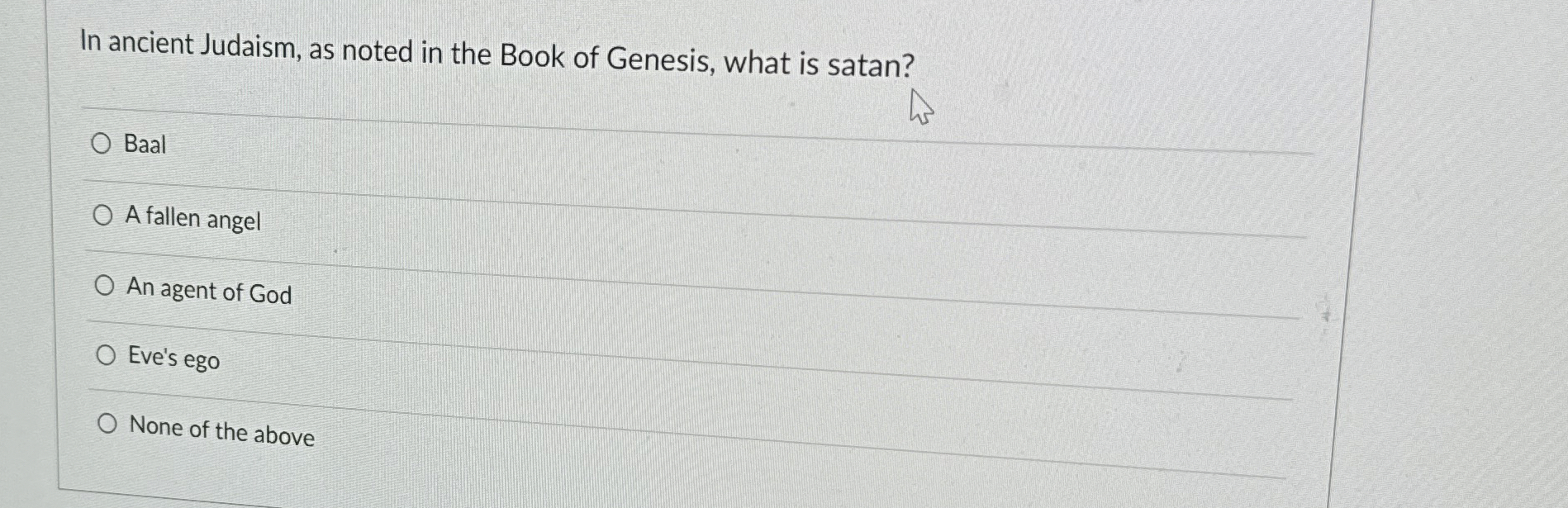 Solved In ancient Judaism, as noted in the Book of Genesis, | Chegg.com