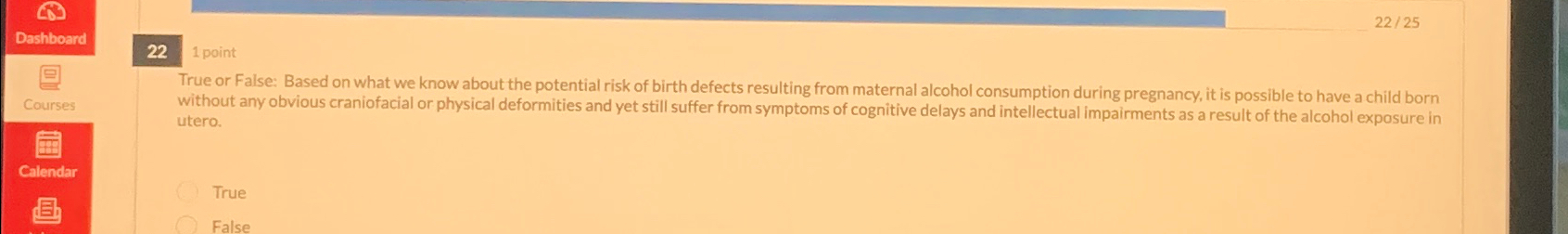 Solved 221 ﻿pointTrue or False: Based on what we know about | Chegg.com
