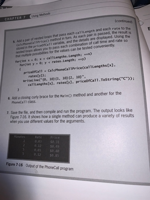 Solved Visual studio 2016 C+PhoneCall, pages 286-288 (in | Chegg.com