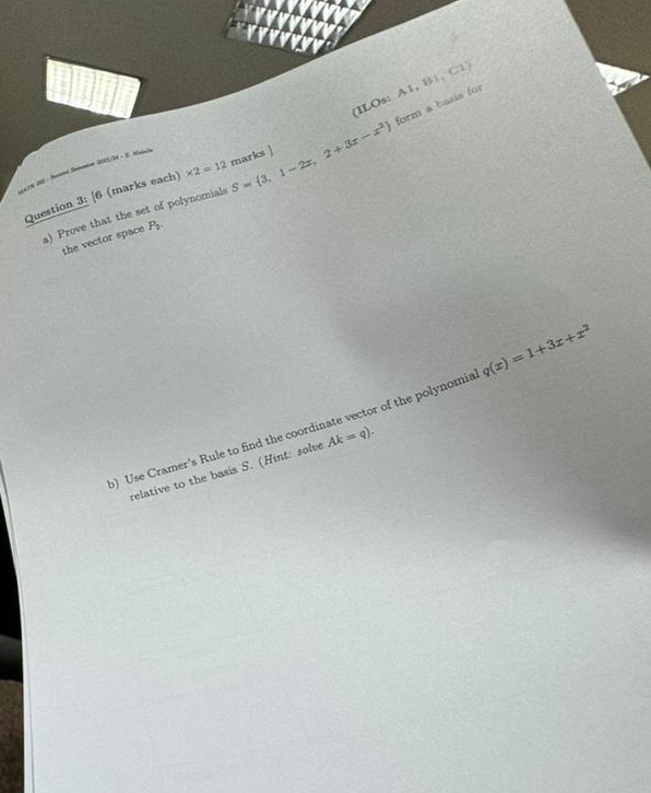 Solved Question 3: 16 (marks each) ×2=12 marks)a) Prove | Chegg.com Solved Question 3: 16 (marks each) ×2=12 marks)a) Prove | Chegg.com
