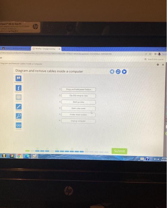 Solved Smart All-in-One PC 20 diagonal toured & Op in 11 | Chegg.com