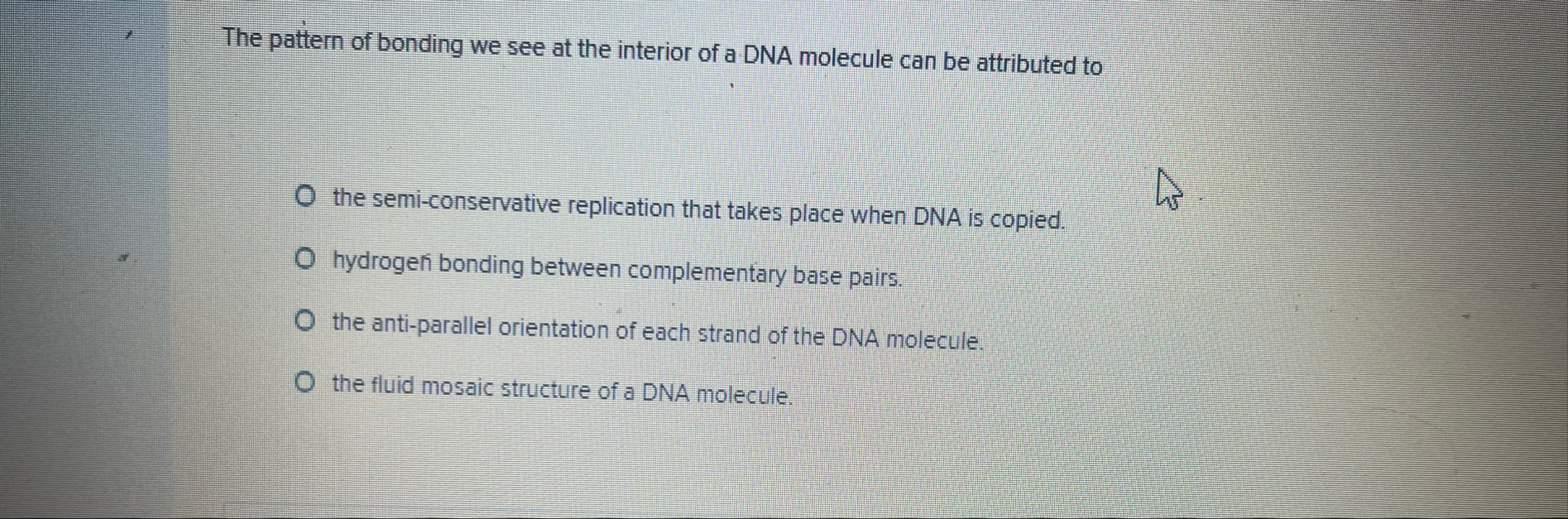 [Solved]: The pattern of bonding we see at the interior of a
