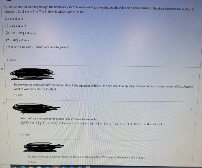 Solved Abstract Algebra just the part about the inverse of 2 | Chegg.com