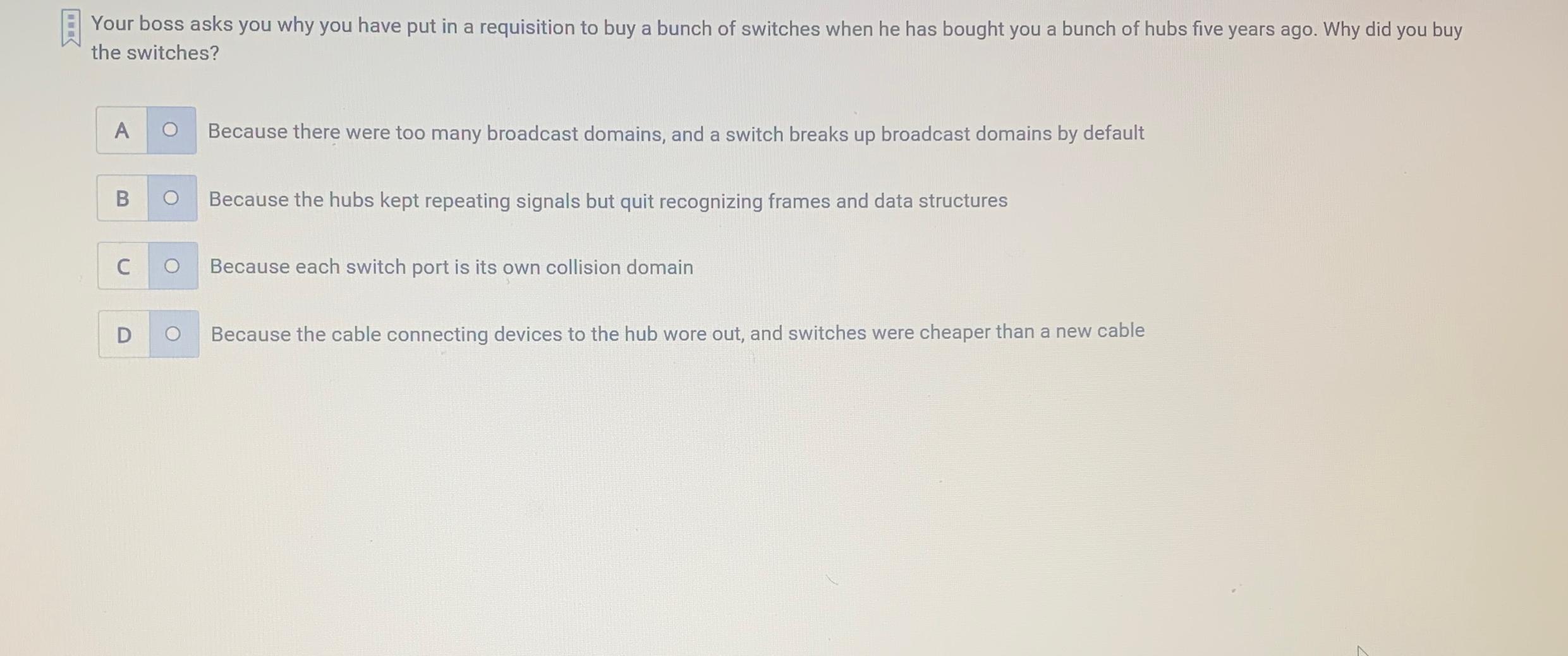 Solved Your boss asks you why you have put in a requisition | Chegg.com