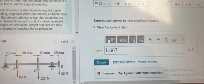 Solved Determine the maximum uniform distributed load w that | Chegg.com