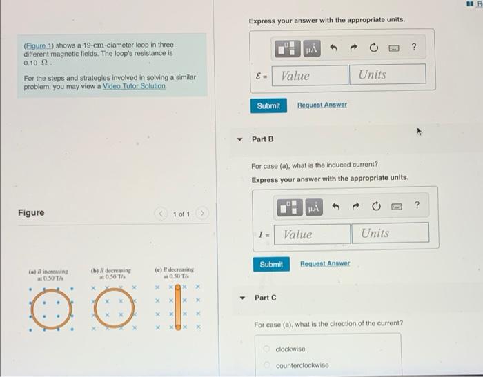 Solved BBB Express your answer with the appropriate units. | Chegg.com