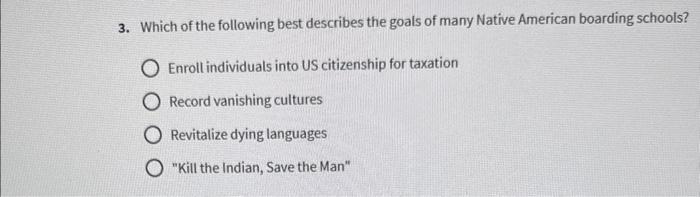 3. Which of the following best describes the goals of | Chegg.com