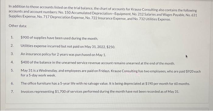 Solved Logan Krause started her own consulting firm, Krause | Chegg.com