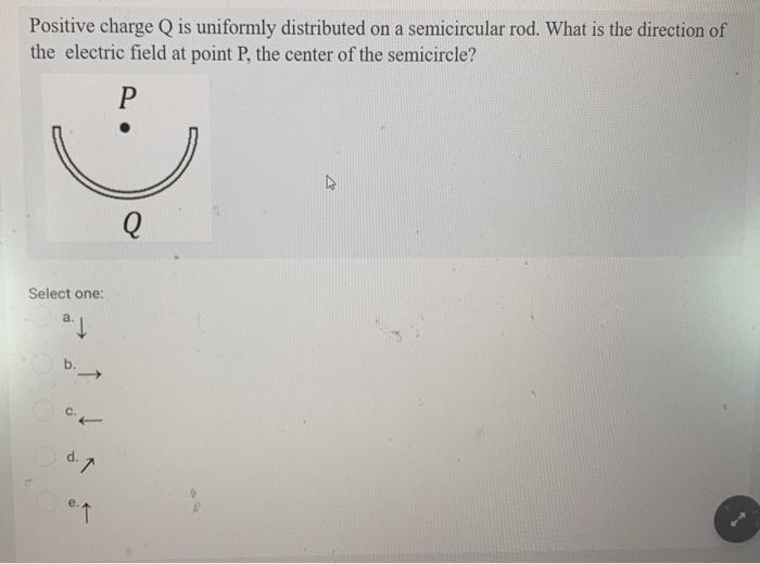 Solved Positive charge Q is uniformly distributed on a | Chegg.com