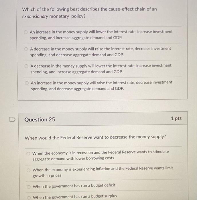 Solved Which of the following best describes the | Chegg.com
