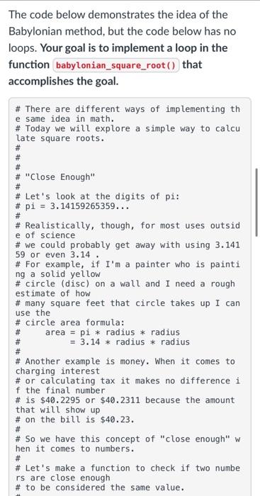 Solved lasks: Implement the following functions in the given | Chegg.com