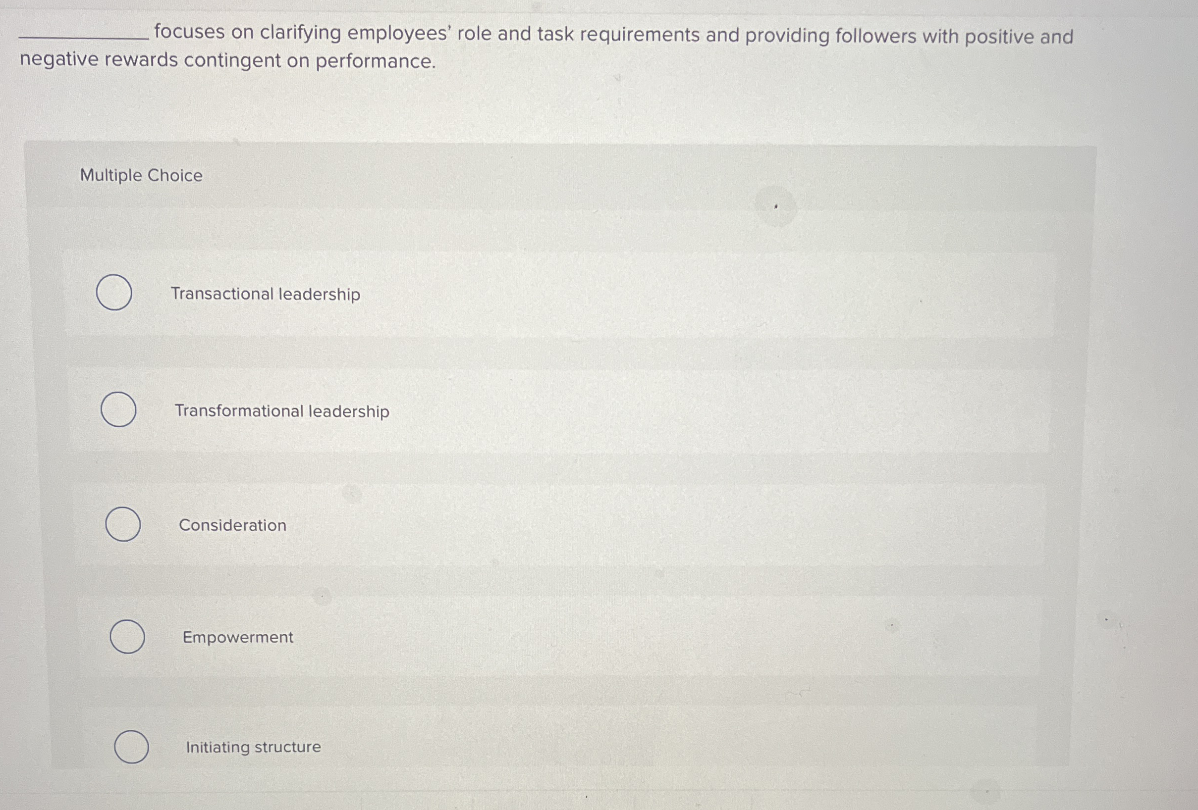 Solved focuses on clarifying employees' role and task | Chegg.com