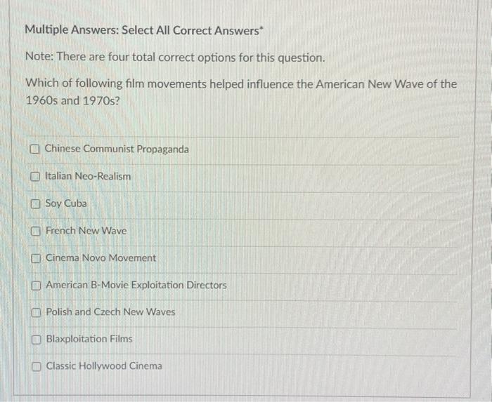 Solved Multiple Answers Select All Correct Answers Note