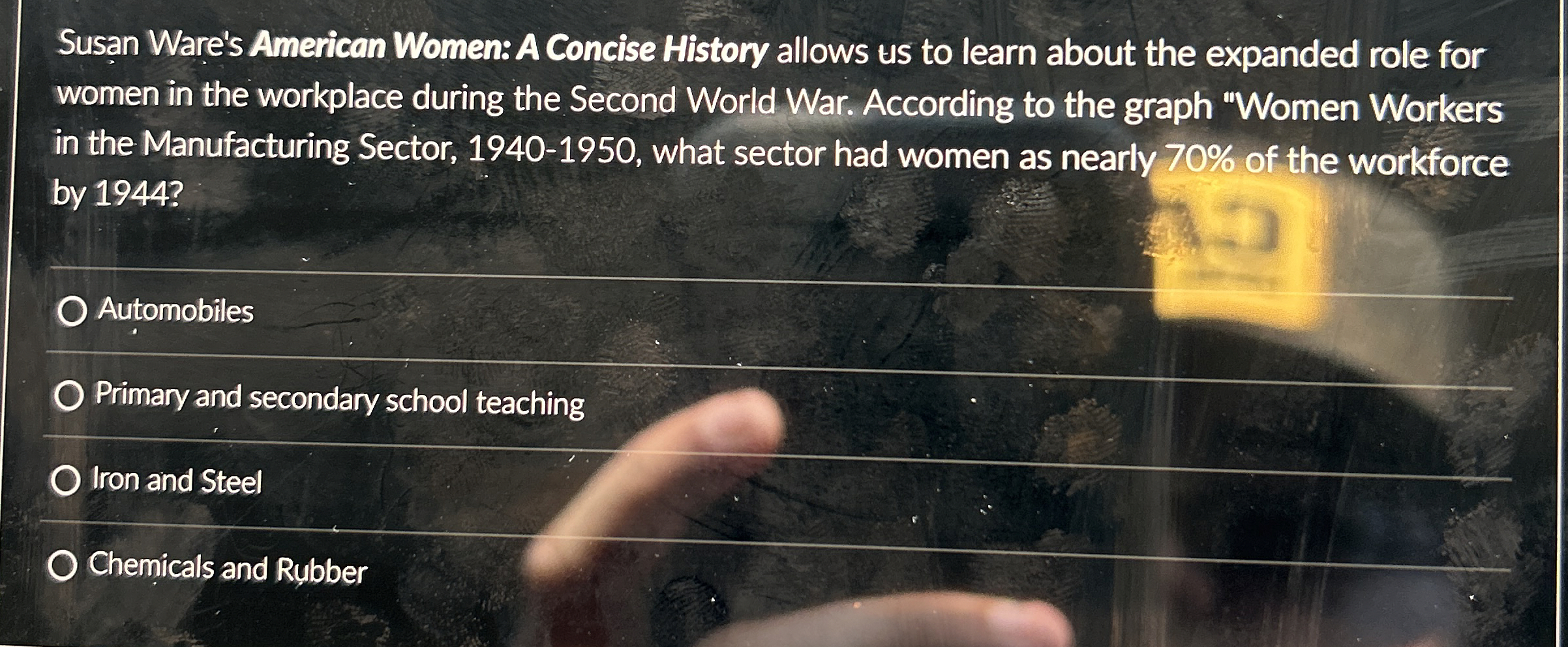 Solved Susan Ware's American Women: A Concise History allows | Chegg.com