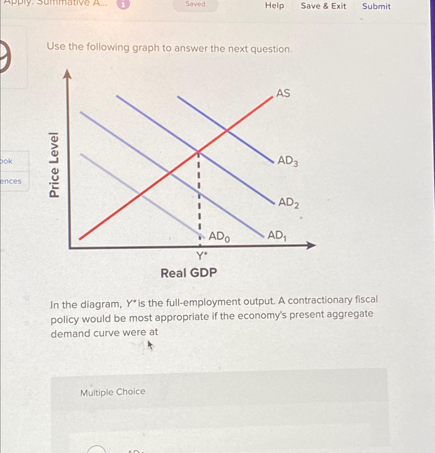 Solved Use the following graph to answer the next | Chegg.com