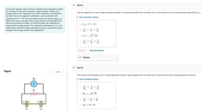 Solved Part E How does the current depend on time for a | Chegg.com