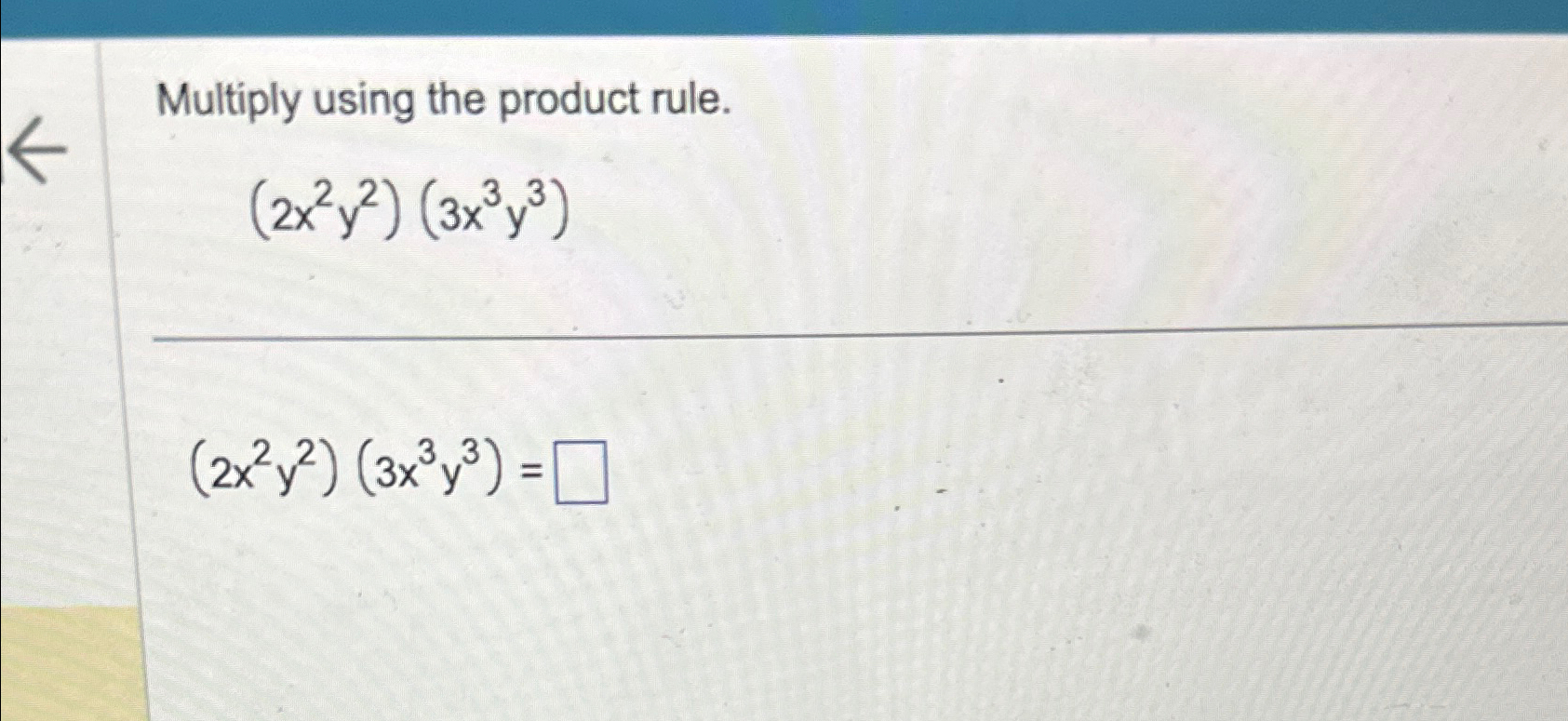 Solved Multiply using the product | Chegg.com
