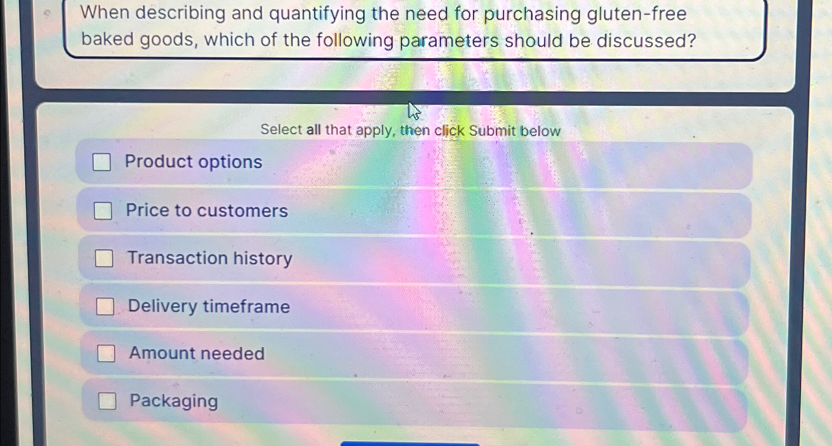 Solved When describing and quantifying the need for | Chegg.com