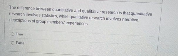 The difference between quantitative and qualitative | Chegg.com