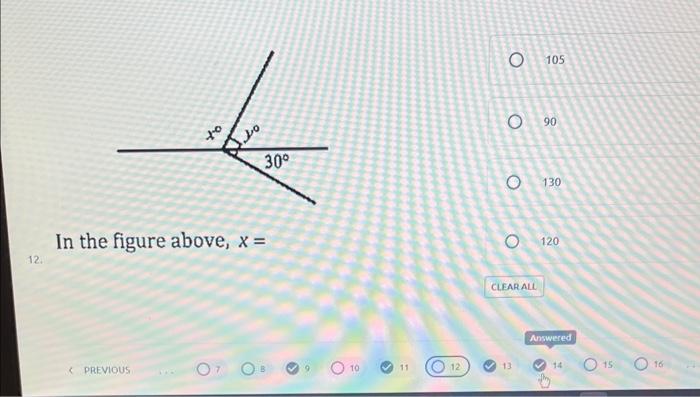 Solved In the figure above, x= | Chegg.com