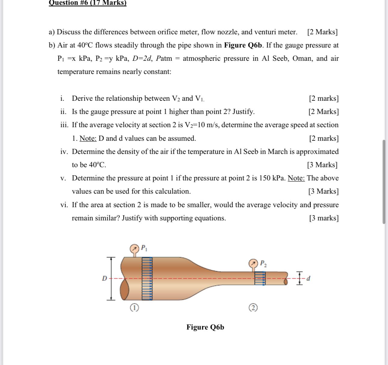 Solved Question \#6 (17 ﻿Marks) ﻿a) ﻿Discuss the differences | Chegg.com