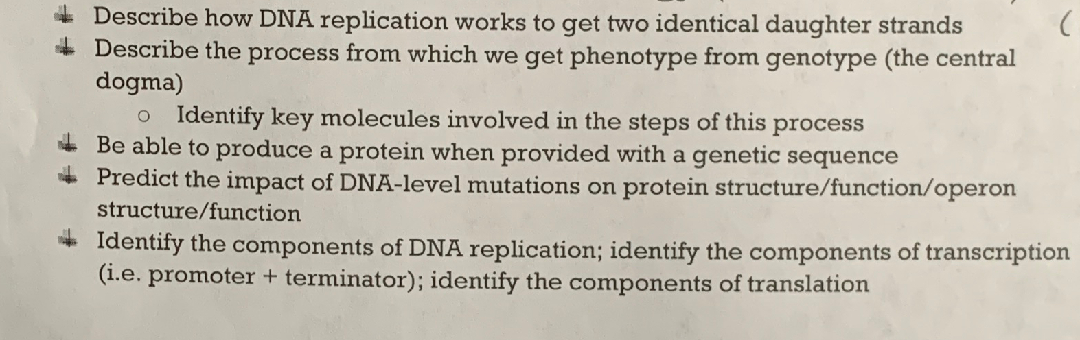 Solved • ﻿Describe how DNA replication works to get two | Chegg.com