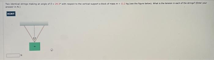 Solved 6=29. with respett to the vertical support a block of | Chegg.com