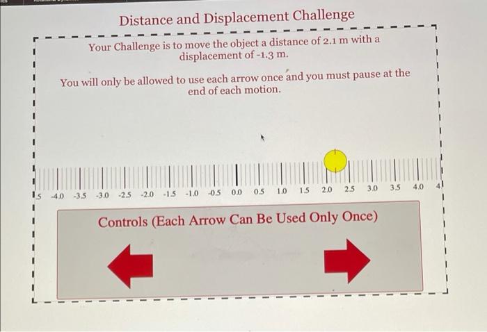 Solved Distance and Displacement Challenge Your Challenge is | Chegg.com
