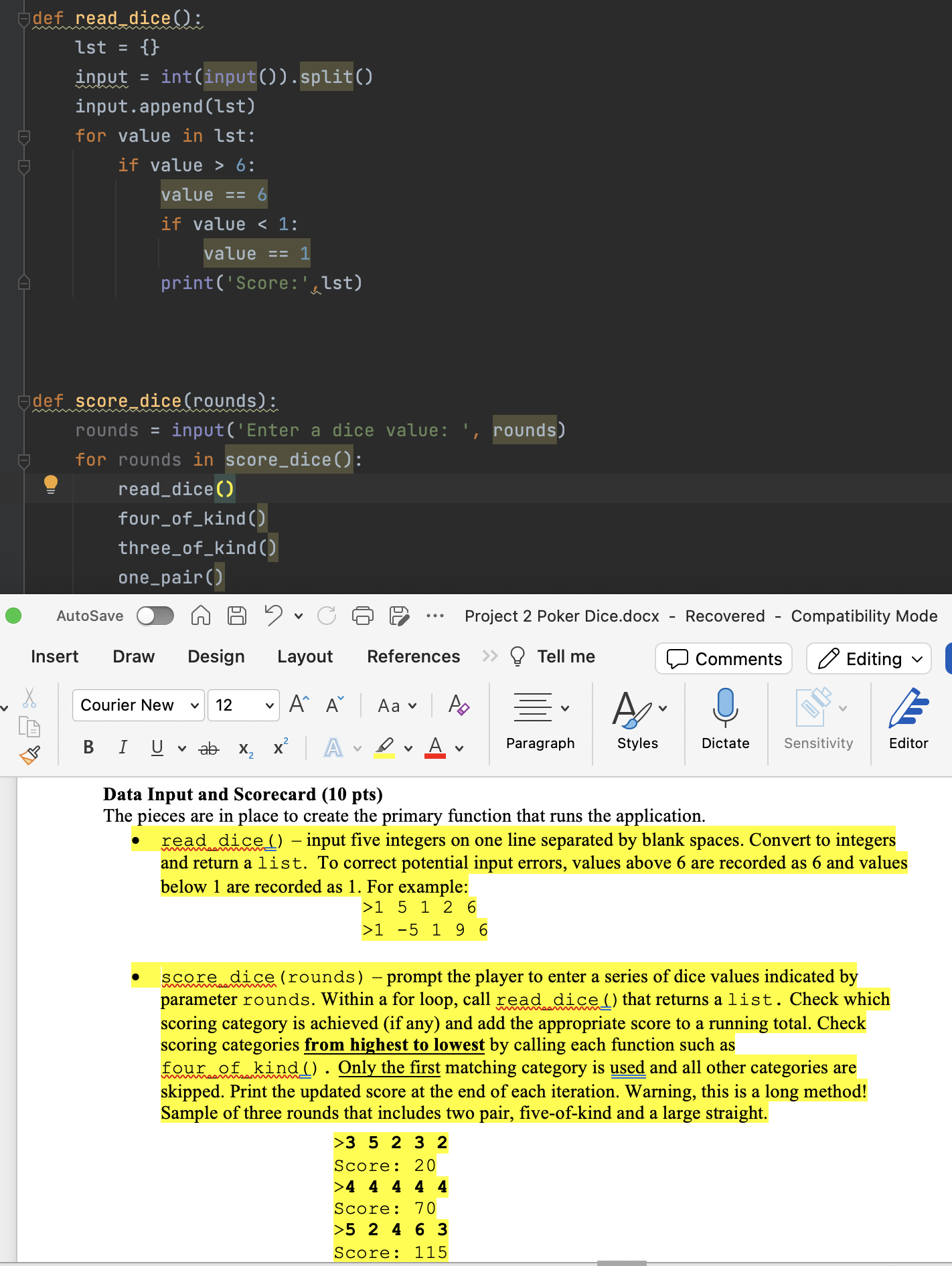 Solved Can someone please assist me completing this code as | Chegg.com