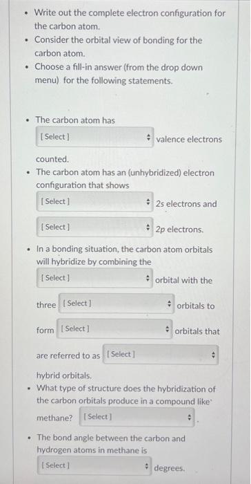 Solved - Write out the complete electron configuration for | Chegg.com