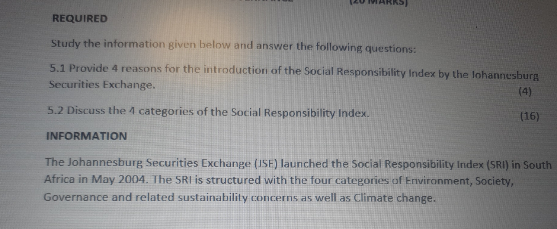Solved REQUIREDStudy the information given below and answer | Chegg.com