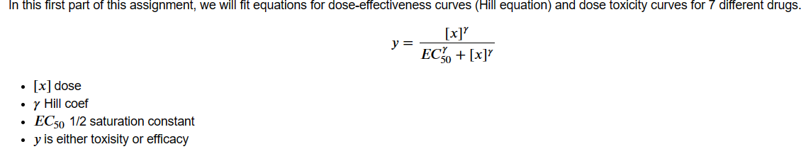 Solved In this first part of this assignment, we will fit | Chegg.com