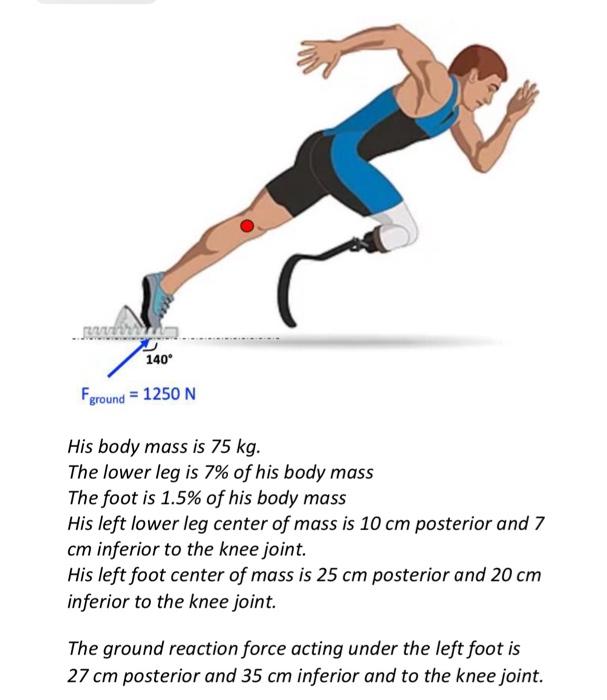 Solved please help draw a free body diagram of the runners | Chegg.com