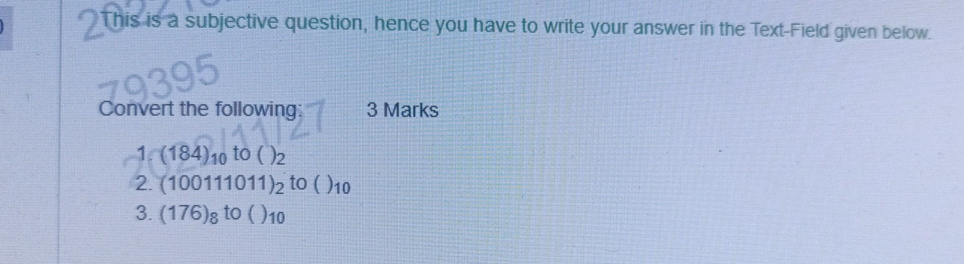 Solved Chis is a subjective question, hence you have to | Chegg.com