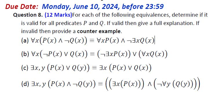 Solved Due Date: Monday, June 10, 2024, ﻿before | Chegg.com
