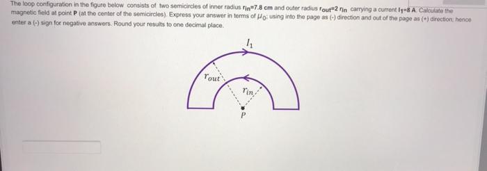 Solved The loop configuration in the figure below consists | Chegg.com