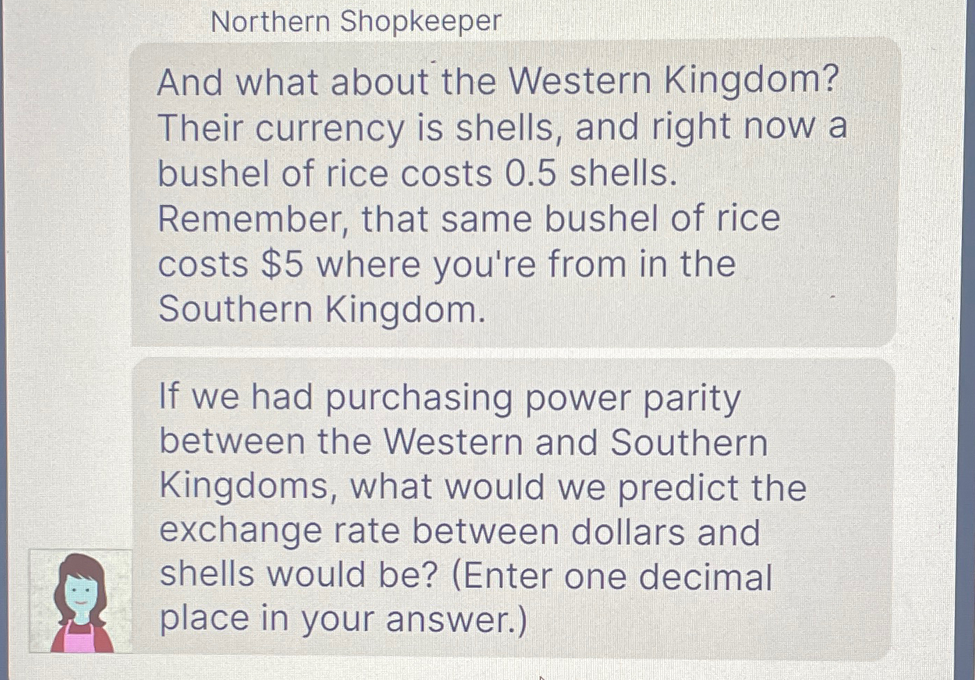 Solved Northern ShopkeeperAnd what about the Western | Chegg.com