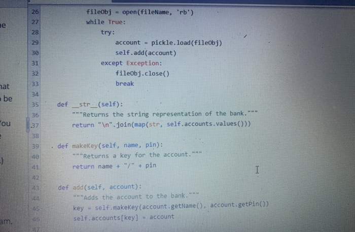 Solved Programming Exercise 9.3 | Instructions The str | Chegg.com