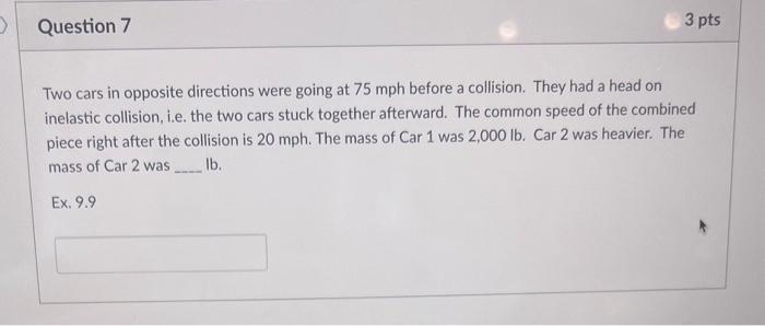 Solved Two cars in opposite directions were going at 75mph | Chegg.com