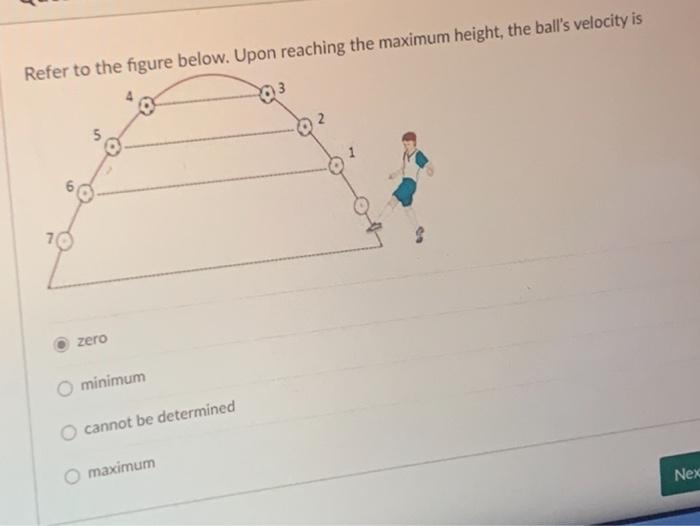 Solved Refer to the figure below. Upon reaching the maximum | Chegg.com