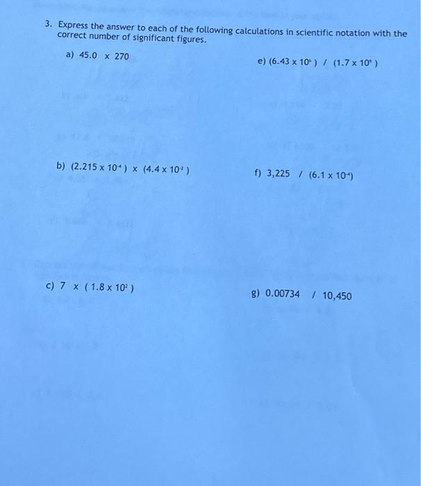 Solved 3. Express the answer to each of the following | Chegg.com Solved 3. Express the answer to each of the following | Chegg.com
