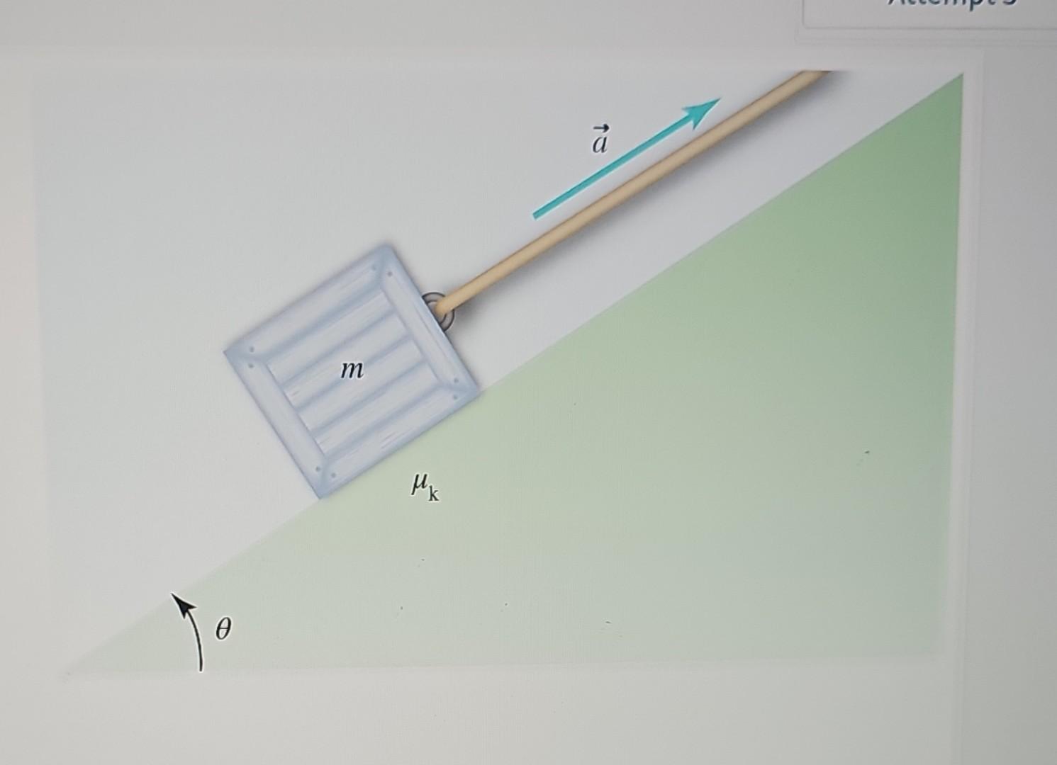 Solved A box of mass m=21.5 kg is pulled up a ramp that is | Chegg.com