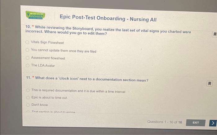 Solved 10. ∗ While reviewing the Storyboard, you realize the | Chegg.com