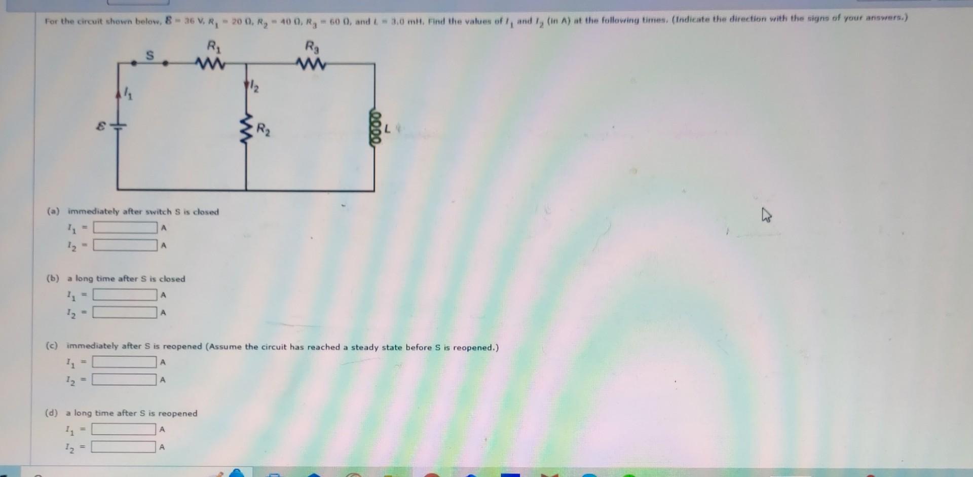 Solved For the circuit shewn below, 8=36 | Chegg.com